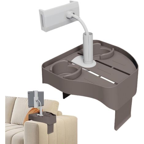 Plateau porte-gobelet pour spa Tables d'extérieur Étagère de rangement pour spa avec 2 supports ...