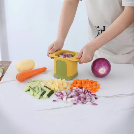 Kitchen - Coupe Frite/Legumes Manuel - Livré avec 2 Grilles de Coupe ...