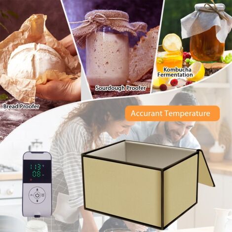 Boîte de fermentation polyvalente pour pâte, avec contrôle de ...
