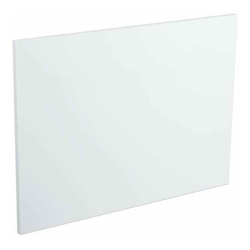 Aquariss Gloss White Wood MDF Shower Bath Panel 700mm L Shape End Panel