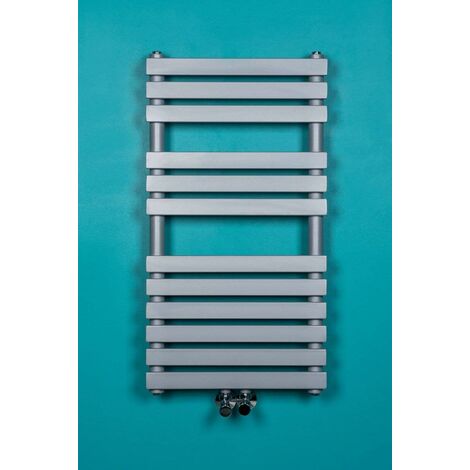 WarmeHaus Flat Panel Heated Towel Rail Bathroom Ladder Radiator Rad ...