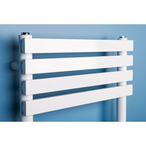 WarmeHaus Flat Panel Heated Towel Rail Bathroom Ladder Radiator Rad ...