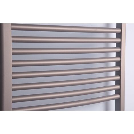 WarmeHaus Heated Towel Rail Bathroom Ladder Radiators Silver 1450x600mm ...