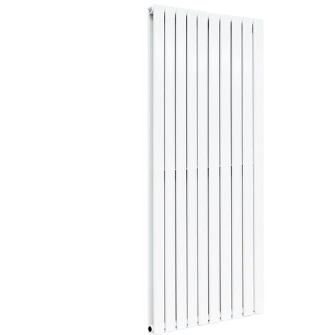 WarmeHaus Vertical 1800x680mm Flat Panel Radiator White Double