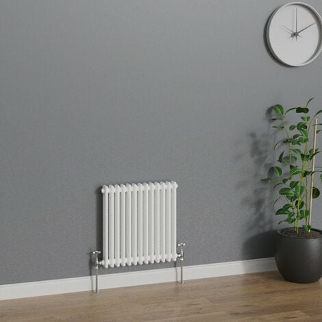 WarmeHaus Traditional White Double Column Radiators 600x605mm