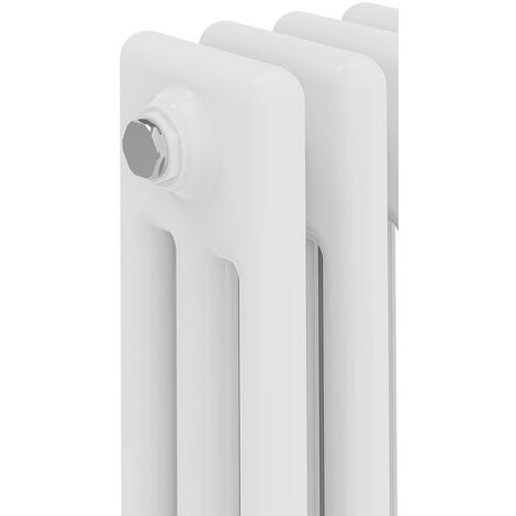 WarmeHaus Traditional Radiator White Triple Column 1500x202mm