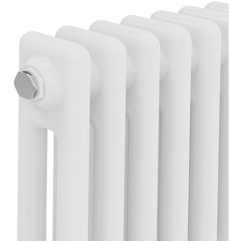 WarmeHaus Traditional White Double Column Radiators 300x1460mm