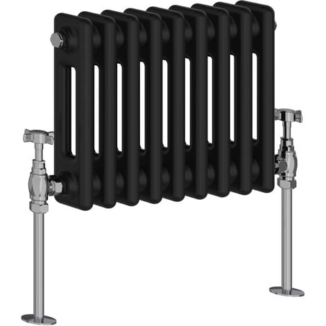 WarmeHaus Traditional Black Double Column Radiators 300x425mm