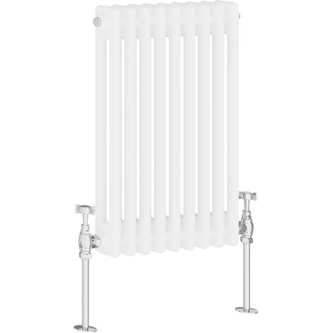 WarmeHaus Traditional White Double Column Radiators 600x425mm