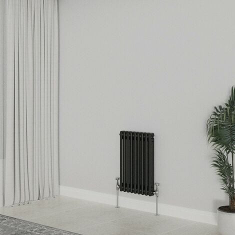 WarmeHaus Traditional Black Double Column Radiators 600x425mm
