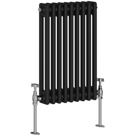 WarmeHaus Traditional Black Double Column Radiators 600x425mm