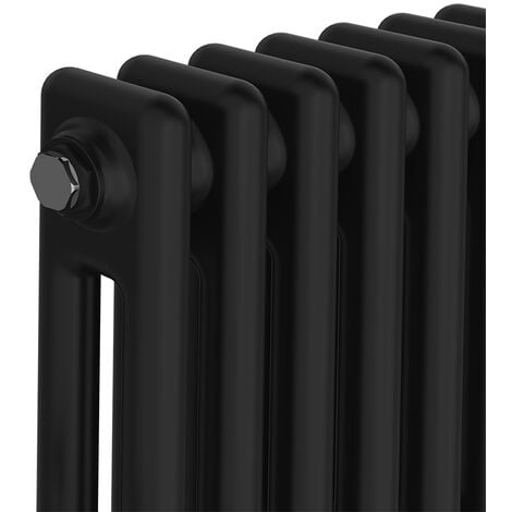 WarmeHaus Traditional Black Double Column Radiators 600x425mm