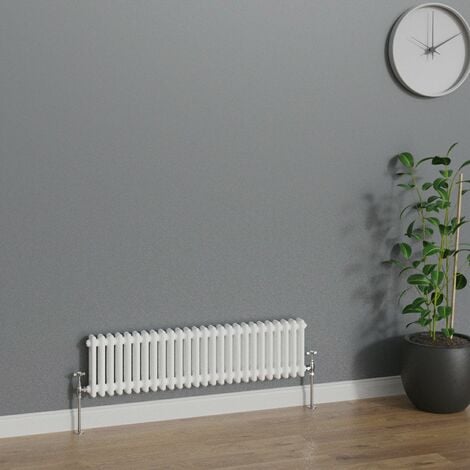 WarmeHaus Traditional White Double Column Radiators 300x1190mm