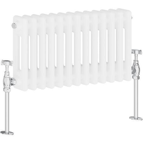 WarmeHaus Traditional White Double Column Radiators 300x605mm