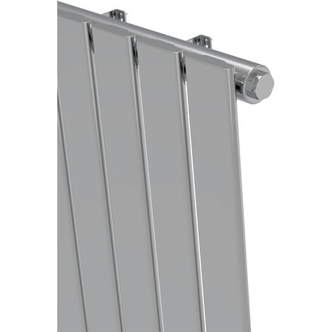 WarmeHaus Vertical 1800x272mm Flat Panel Radiator Chrome Single