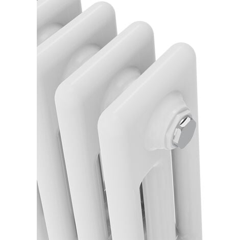 WarmeHaus Traditional Radiator White Triple Column 600x1462mm