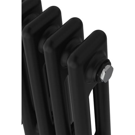 WarmeHaus Traditional Black Double Column Radiators 300x1460mm