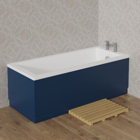 Bath Panel 18mm MDF Painted Matte Blue 1700mm Front Side Panel
