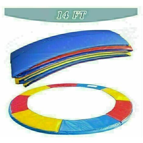 Trampoline Replacement Pad Safety Spring Cover Padding Multicolour - 14ft