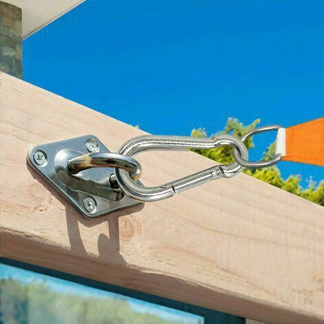 Snap Hook Spring Loaded M6 304 Stainless Steel Outdoor Shade Sail ...