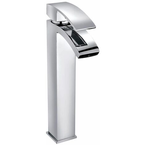 Aquariss Bathroom Sink Basin Mixer Taps High Rise, Single Lever Handle ...
