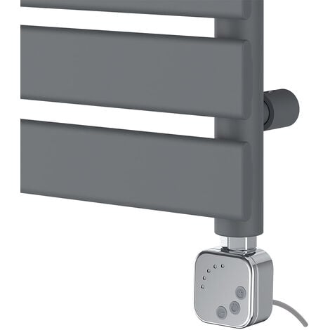 Chrome Thermostatic Heating Element with Timer LED Display 1000W