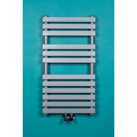 Warmehaus Flat Panel Heated Towel Rail Radiator Ladder Style Bathroom ...