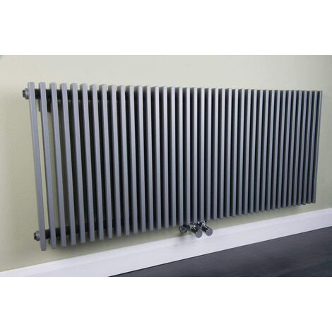 Radiator Horizontal Single Column 500 x 1200mm Silver