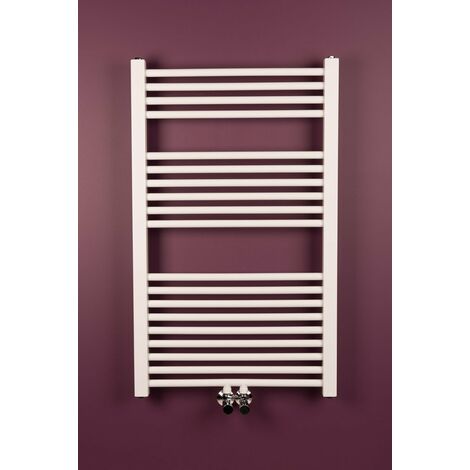 Warmehaus Square Heated Towel Rail Radiator Ladder Style Bathroom ...