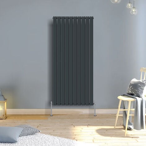 Warmehaus Vertical Radiator Flat 1800 x 682mm Double Anthracite