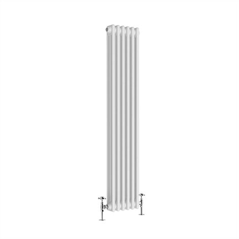 Warmehaus Traditional Triple White Tall Radiator 1500 x 290mm