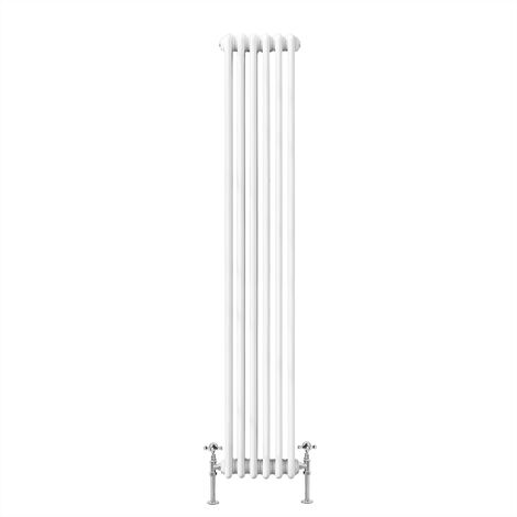 Warmehaus Traditional Double White Tall Radiator 1800 x 290mm