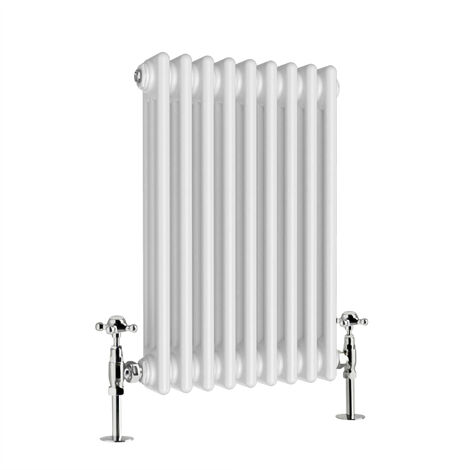 Warmehaus Traditional Triple Column White Radiator 600 x 425mm