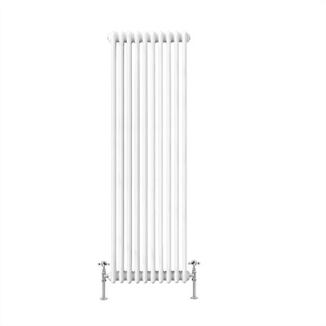 Warmehaus Traditional Triple White Tall Radiator 1500 x 470mm