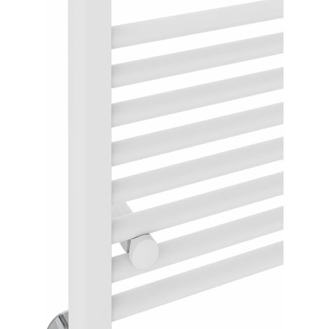 WarmeHaus Straight White Bathroom Ladder Radiator 1400x600mm