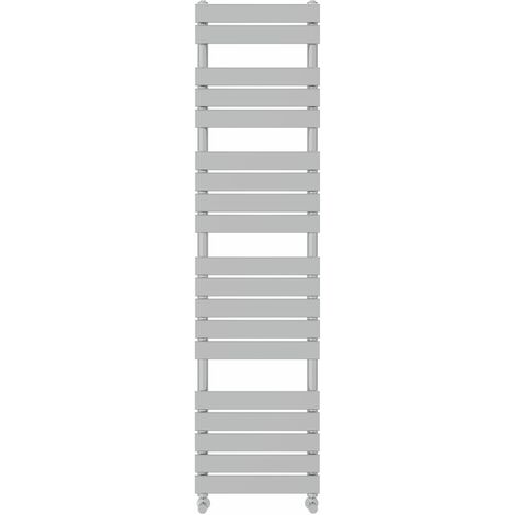WarmeHaus Flat Panel Bathroom Heated Towel Rail Radiator Ladder Chrome ...