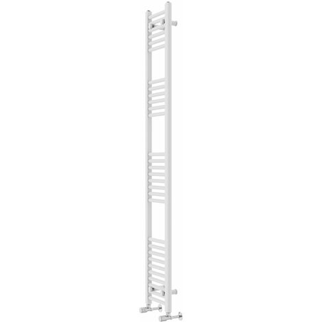 WarmeHaus Straight White Bathroom Ladder Radiator 1800x300mm