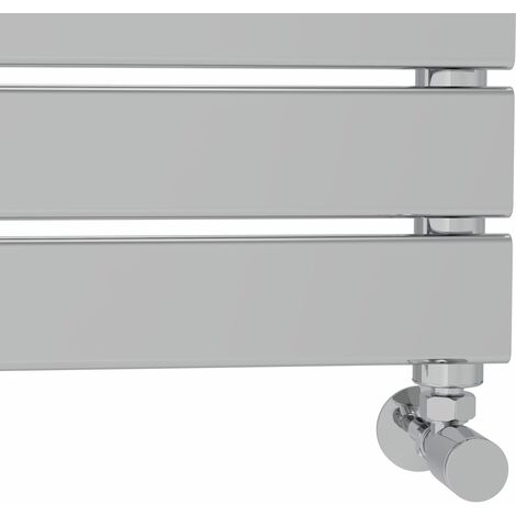 WarmeHaus 1800x600mm Flat Panel Heated Towel Rail Central Heating Towel ...