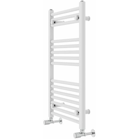 WarmeHaus Straight White Bathroom Ladder Radiator 800x500mm
