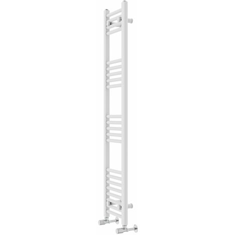 WarmeHaus Straight White Bathroom Ladder Radiator 1400x300mm