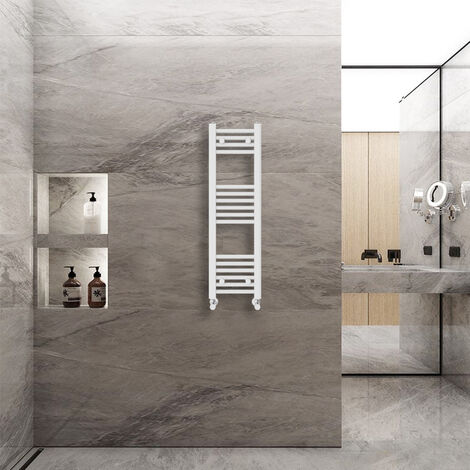 WarmeHaus Bathroom Ladder Radiator Straight White 1000x300mm