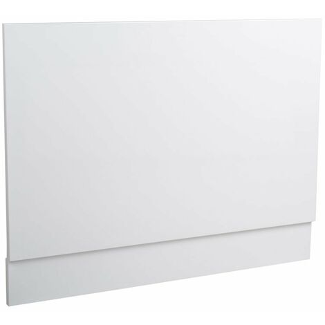 Aquariss Gloss White Wood MDF Shower Bath Panel 750mm End Panel