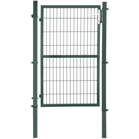 Cancello a Rete da Giardino Porta da Cortile con Serratura e Chiavi ...