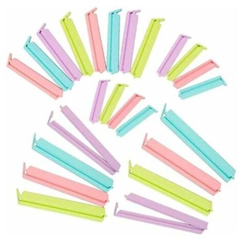 Clips d'Étanchéité Alimentaire, 24pcs Clip Fermeture Cuisine, Clips ...