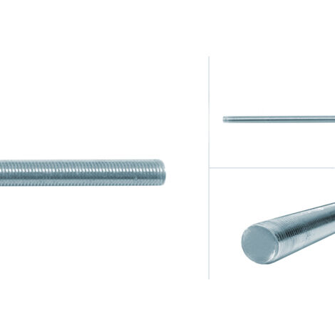 Tige filetée galvanisée M18 x 1m solidité 4.8 - Par pièce