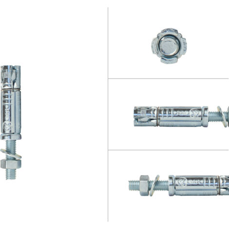 Goujon d'ancrage M8 x 75 mm montage en attente - Par pièce