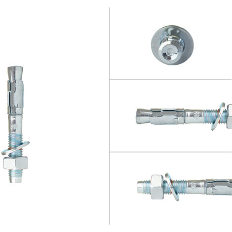 Goujon d'ancrage M12 x 90 mm montage traversant - Par pièce