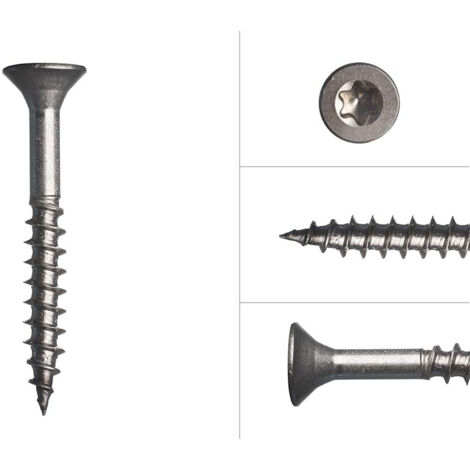 Vis aggloméré en acier inoxydable A2 5 x 40 mm Torx 25 - 200