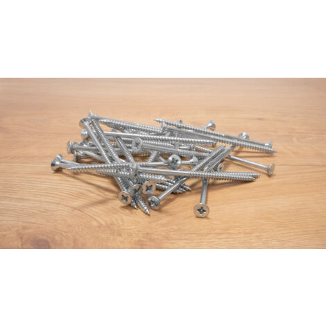 Vis pour panneaux agglomérés d'aggloméré jaunes Zinc 6 x 200 mm ...