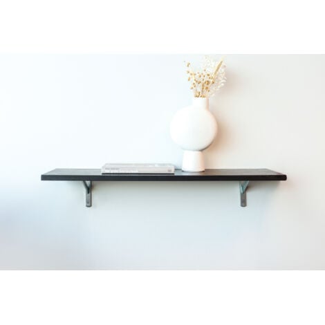 Équerre étagère galvanisée 100 x 150 mm - avec écharpe